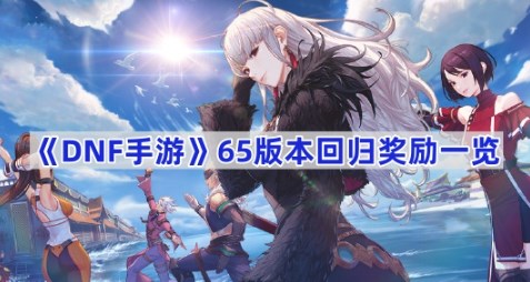 DNF手游65版本回归奖励有什么 DNF手游65版本回归奖励一览-大地系统